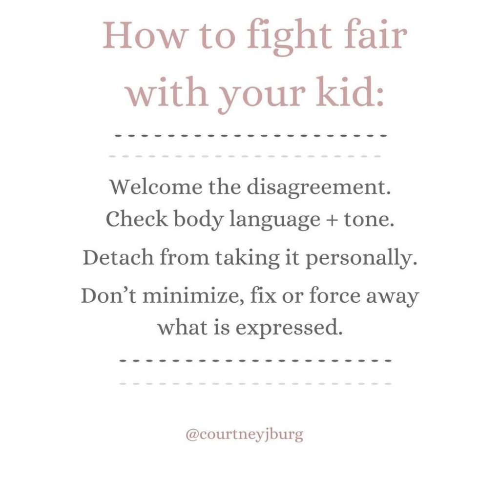 How to fight fair with your kid – Courtney J. Burg